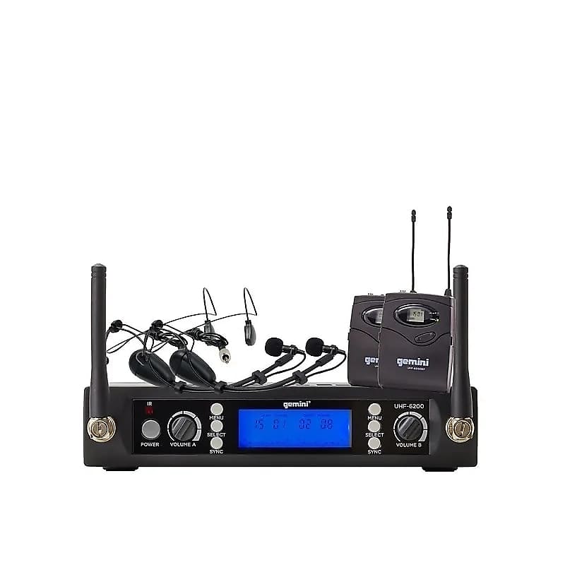 Gemini Sound UHF-6200HL Wireless Microphone System | Reverb