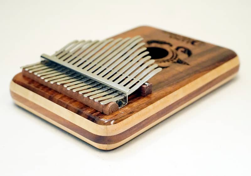 Luna Kalimba 17 Keys, Key of C, Koa/Flame Maple | Reverb