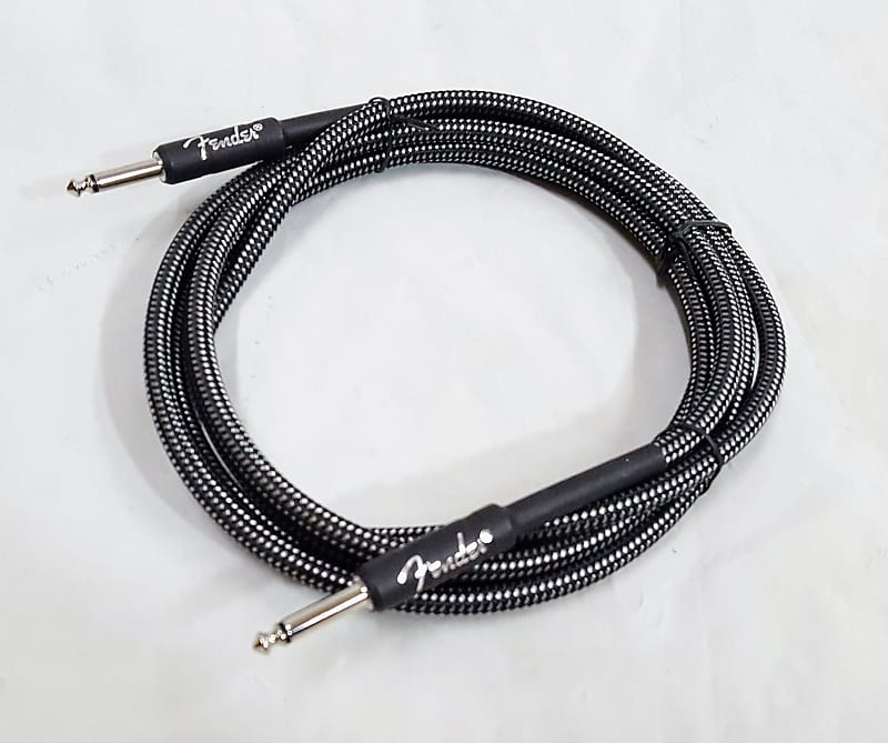 Fender Professional Series 10' Foot Braided Instrument Cable | Reverb