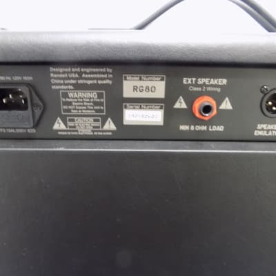 Randall RG80 80-Watt 1x12" Solid State Guitar Combo | Reverb