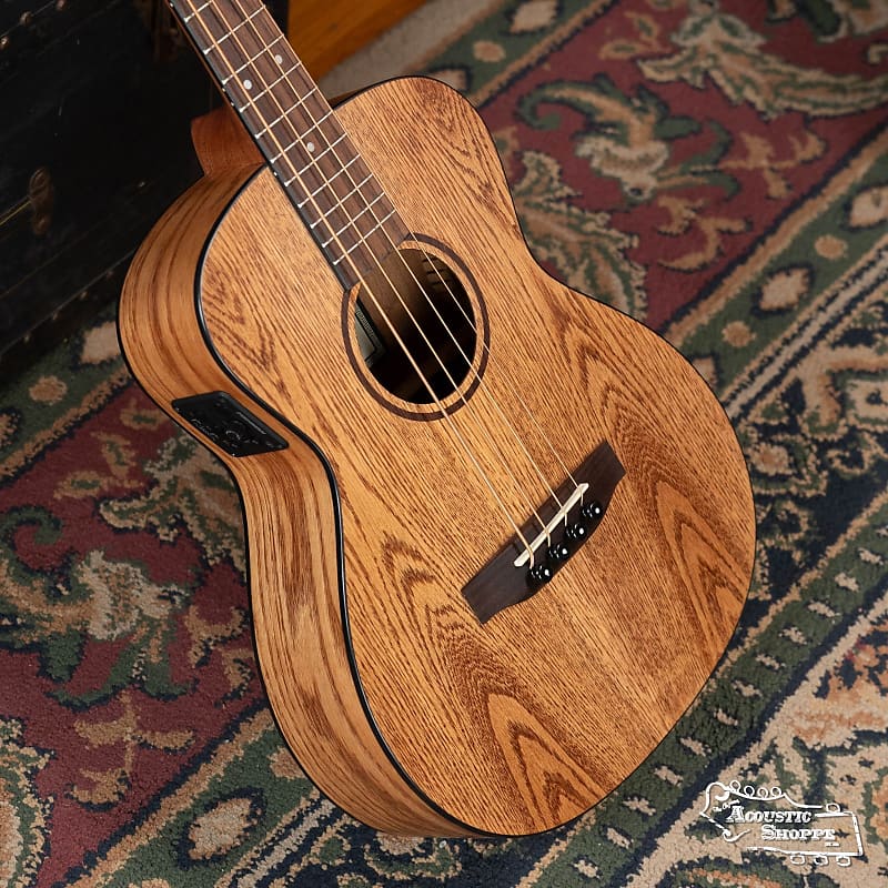Lanikai Oa Ebu Oak Top Electric Bass Ukulele 0212 Reverb