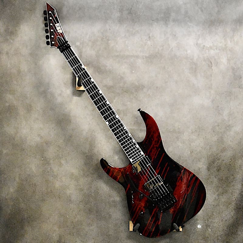 ESP left handed USA custom shop M-II NTB FR 2022 Blood | Reverb