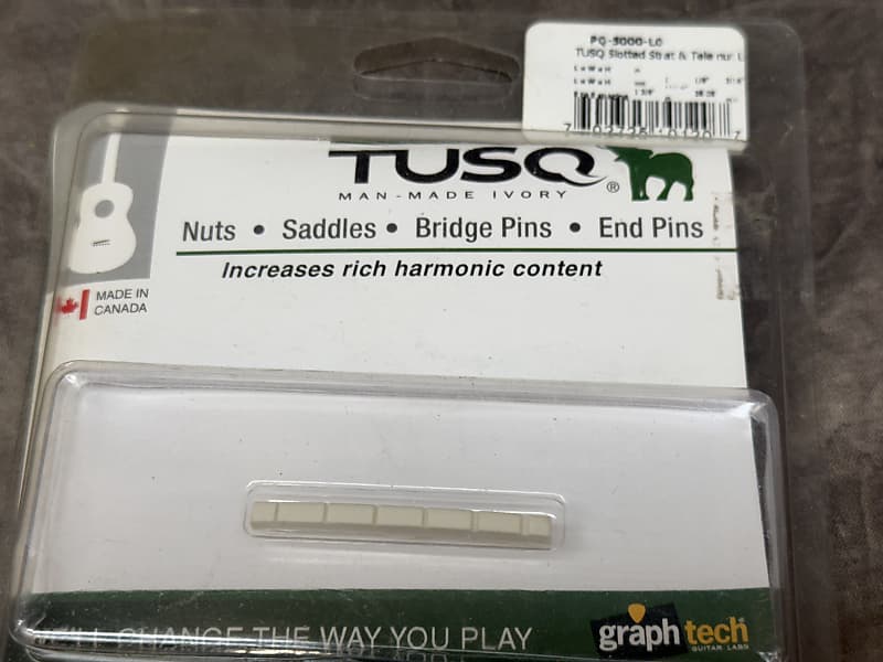 Graph Tech Vintage Tusq slotted nut Telecaster Stratocaster | Reverb