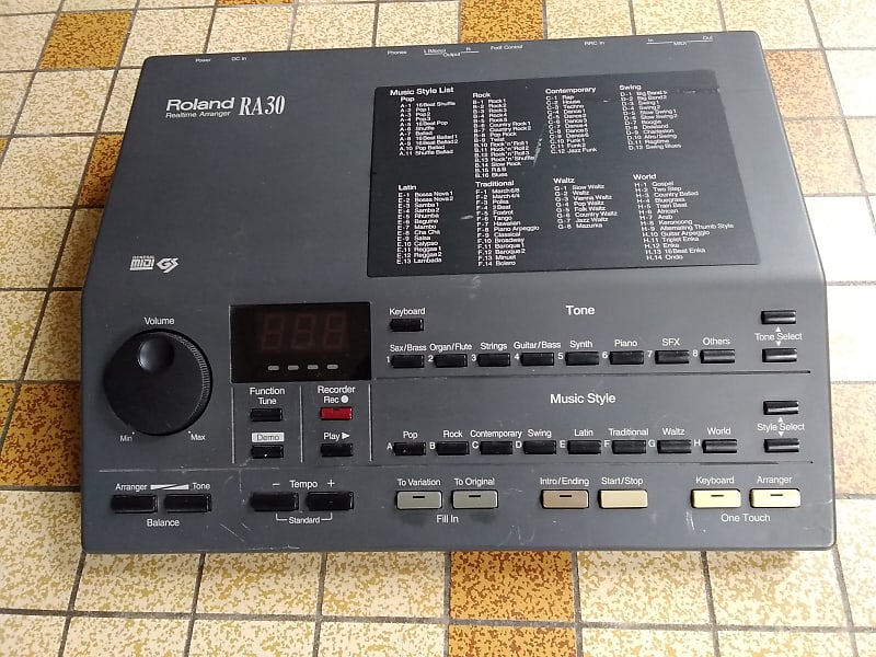 Roland Realtime Arranger RA-30 | Reverb