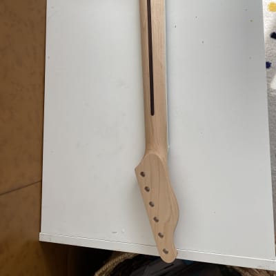 Squier Telecaster body +block inlay neck Placid blue | Reverb