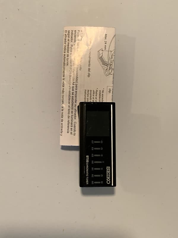 Seiko STX5 Clip-On Chromatic Tuner | Reverb