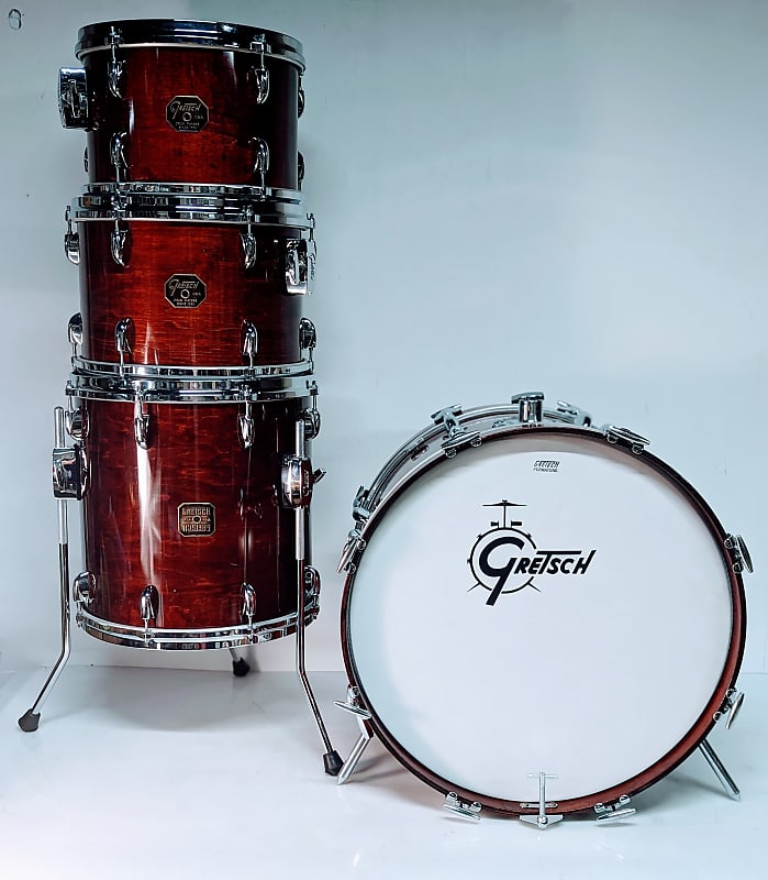 Vintage Rare 1979-1980 Gretsch Walnut Drum Set Kit 12" 13" | Reverb