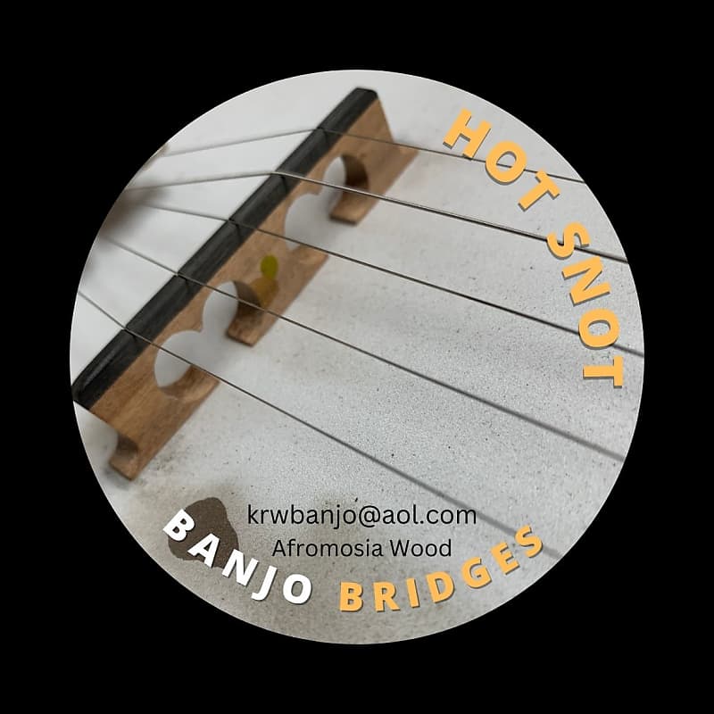Hot Snot Banjo Bridges 5/8, .656, 11/16 all with Crowe | Reverb