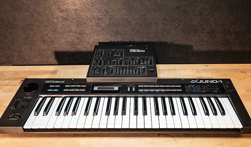 Roland Alpha Juno + PG300 programmer | Reverb