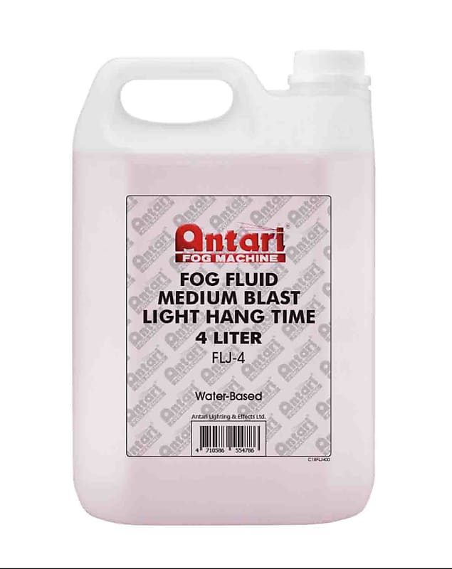 Antari FLJ-4 Light Hang Time Fog Fluid - 4L Bottle | Reverb