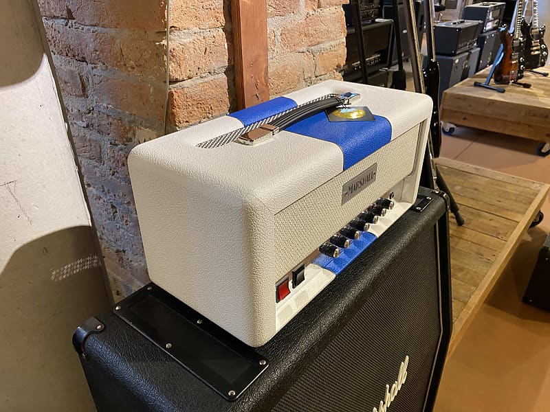 Marshall 2525H Design Store White/Bright Blue Limited Edition | Reverb
