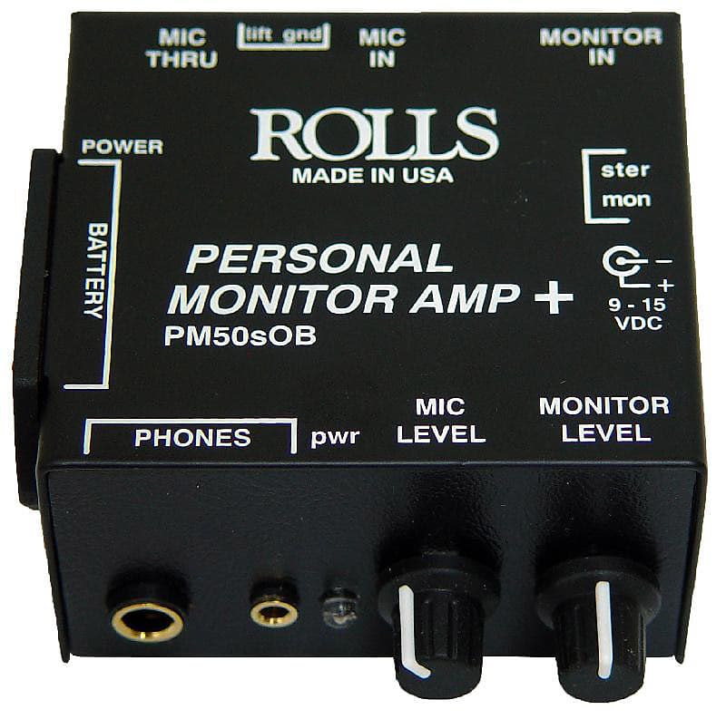 Rolls PM50sOB AC/DC Personal Monitor Amp | Reverb