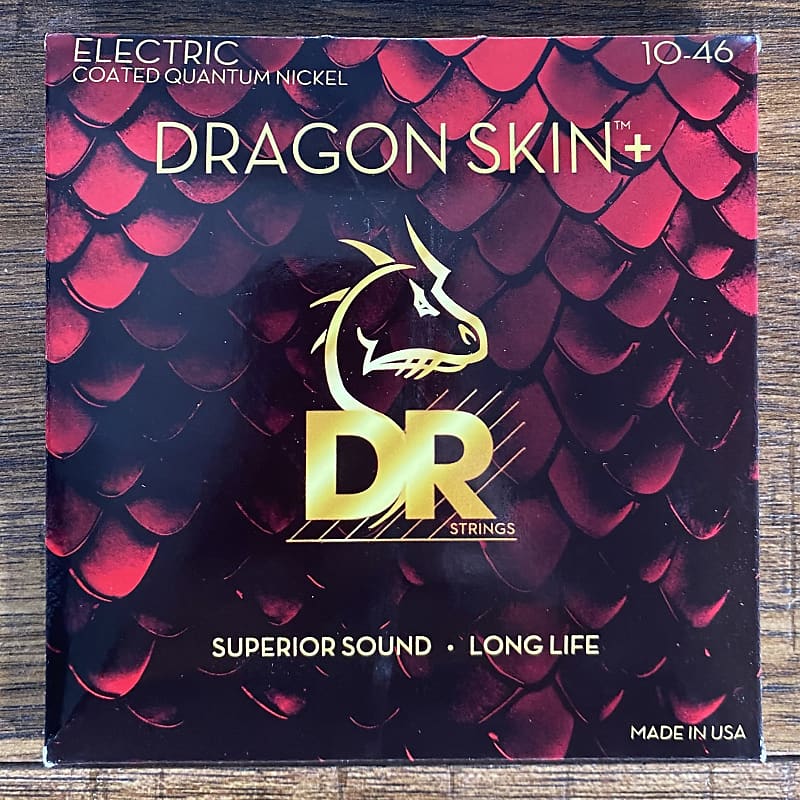 DR Strings DEQ-10 Dragon Skins + Coated Electric Guitar Set | Reverb