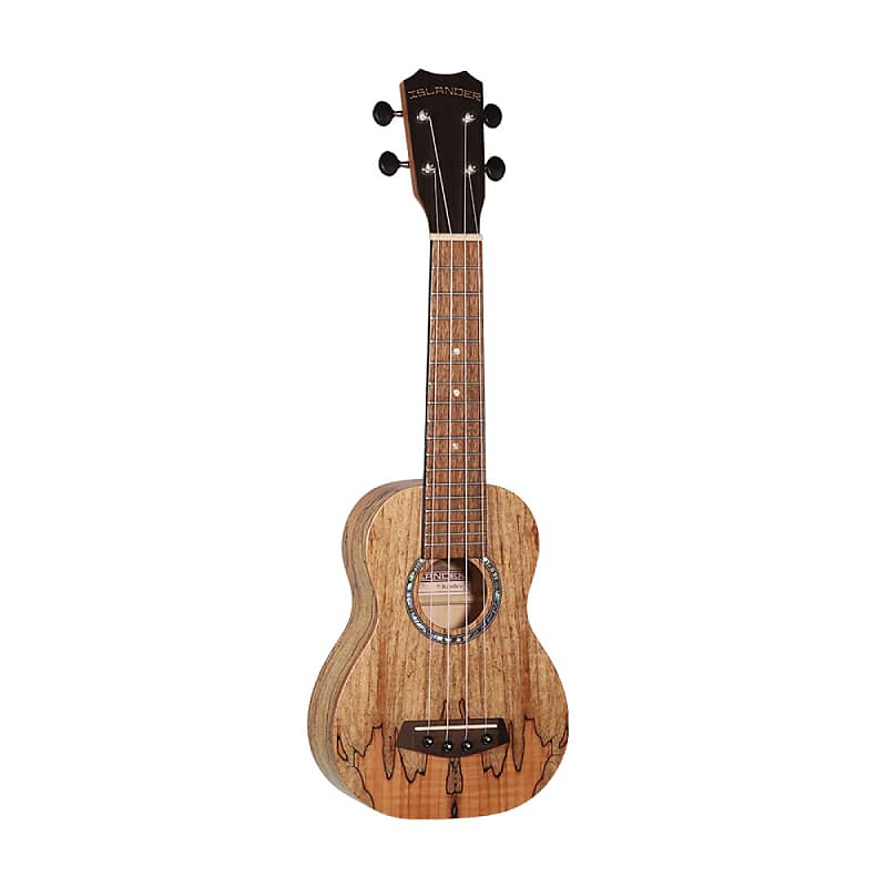 Islander Traditional soprano ukulele w/ spalted maple top | Reverb