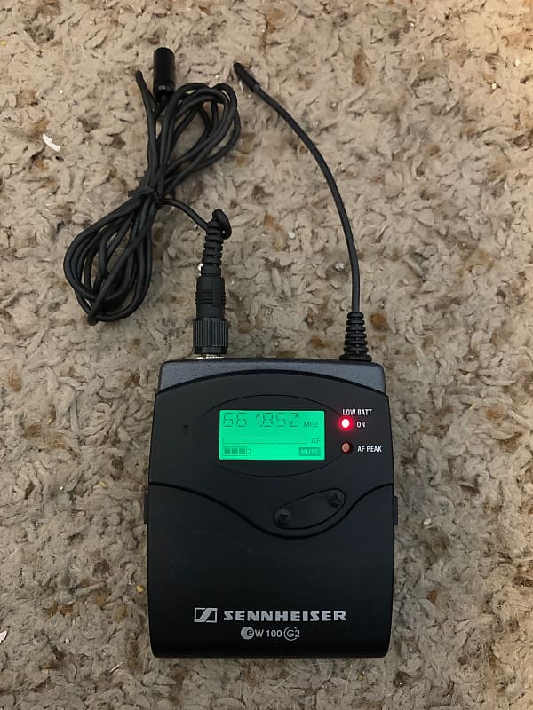 Sennheiser EW100 G2 B 626-662 wireless lav microphone | Reverb