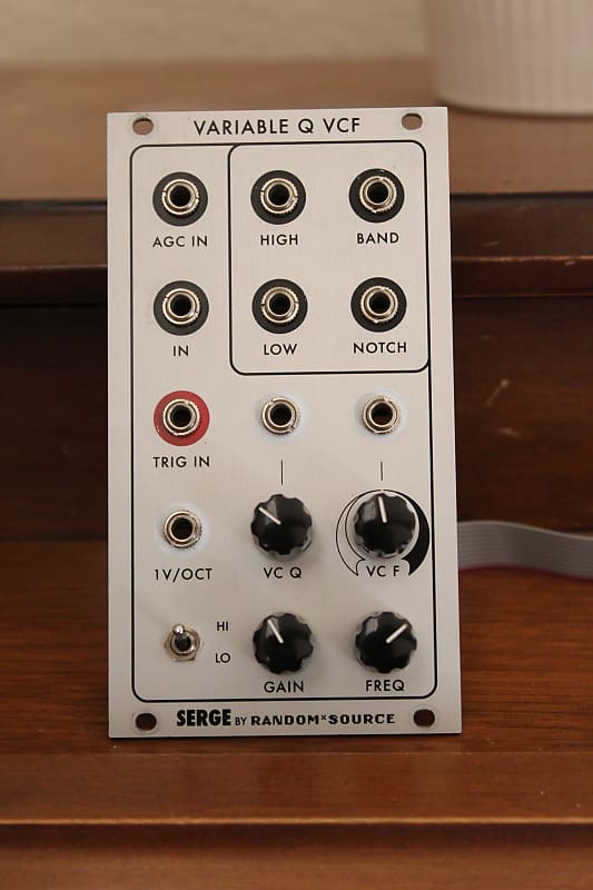 Random Source Serge VCFQ Variable Q VCF - Silver | Reverb