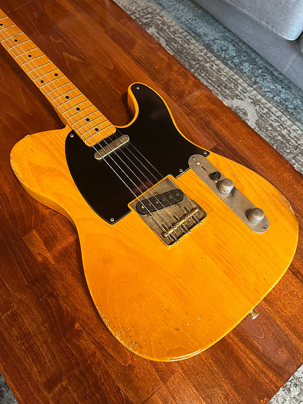 RUST Telecaster - Pine Butterscotch Blonde w/ Maple Neck | Reverb