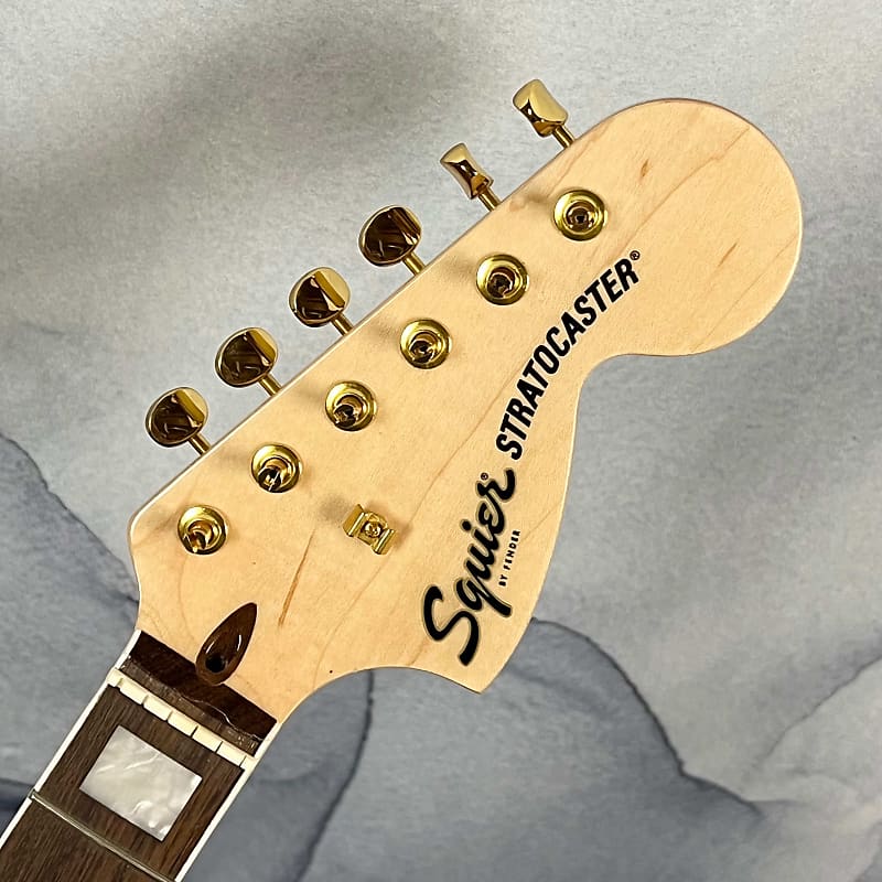 Squier 40th Anniversary Stratocaster Loaded Neck with Bound | Reverb