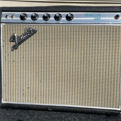 Fender Princeton Reverb II Rivera Era 1982 Blackface Original | Reverb