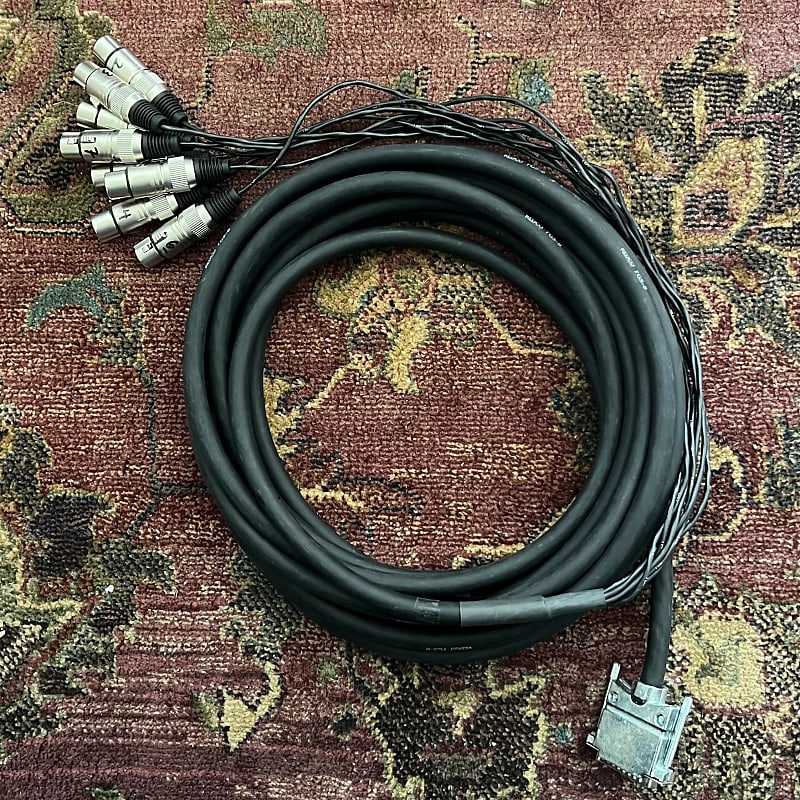 Redco TGS-8 DB25 to XLR Female Snake Cable 25 foot | Reverb