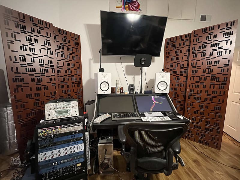 (Set of 14) GIK Alpha Series Bass Traps 2021 - Mahogany Wood | Reverb