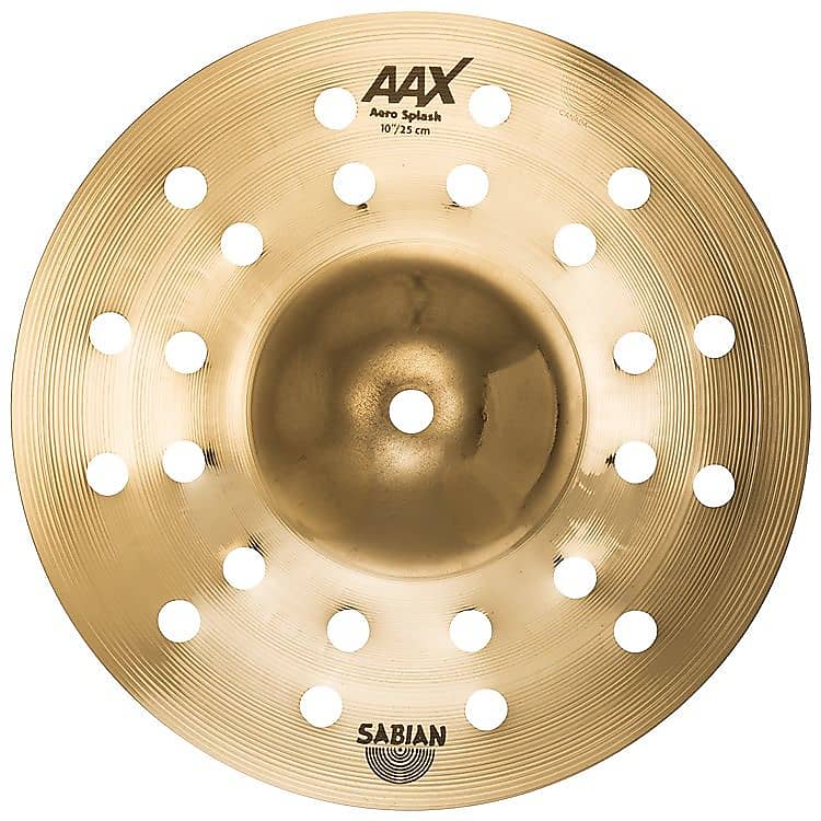 Sabian 10 inch AAX Aero Splash Cymbal - Brilliant Finish | Reverb