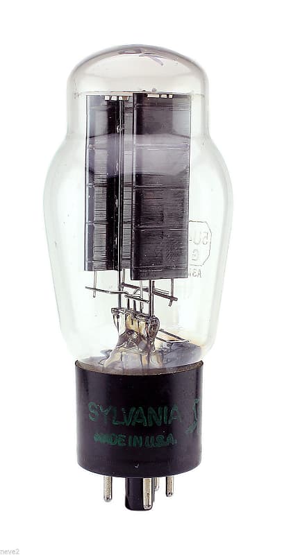 1953 SYLVANIA 5U4G BLACK PLATE SQUARE GETTER ELECTRON TUBE | Reverb