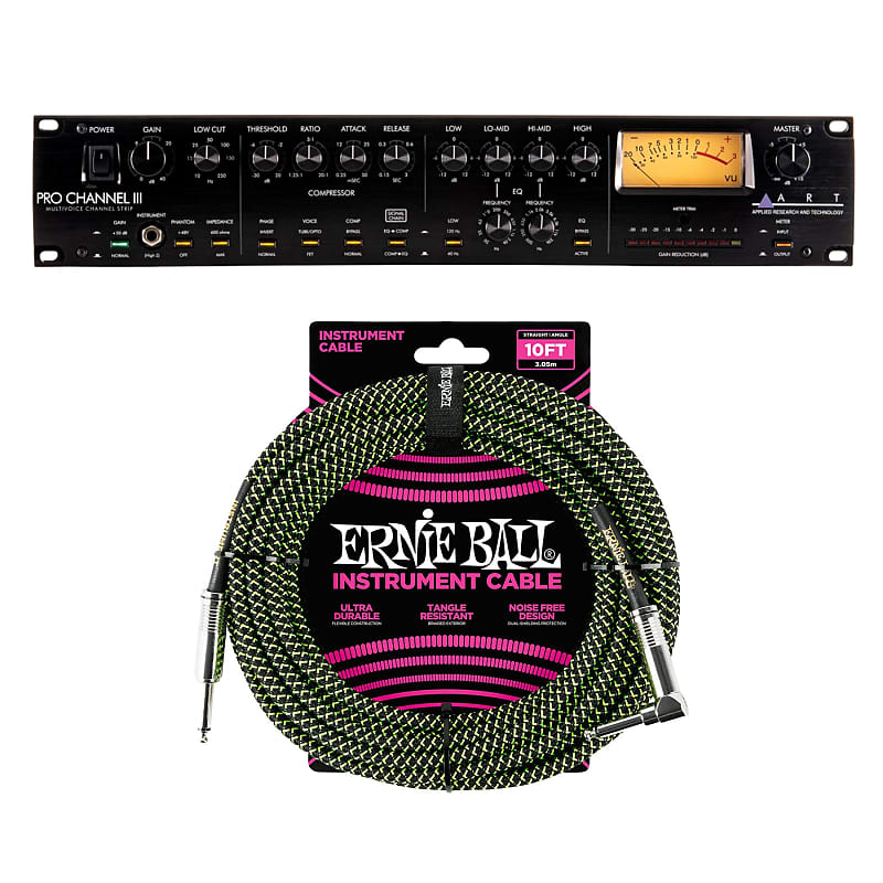 ART Pro Channel III Channel Strip Bundle with Ernie Ball | Reverb