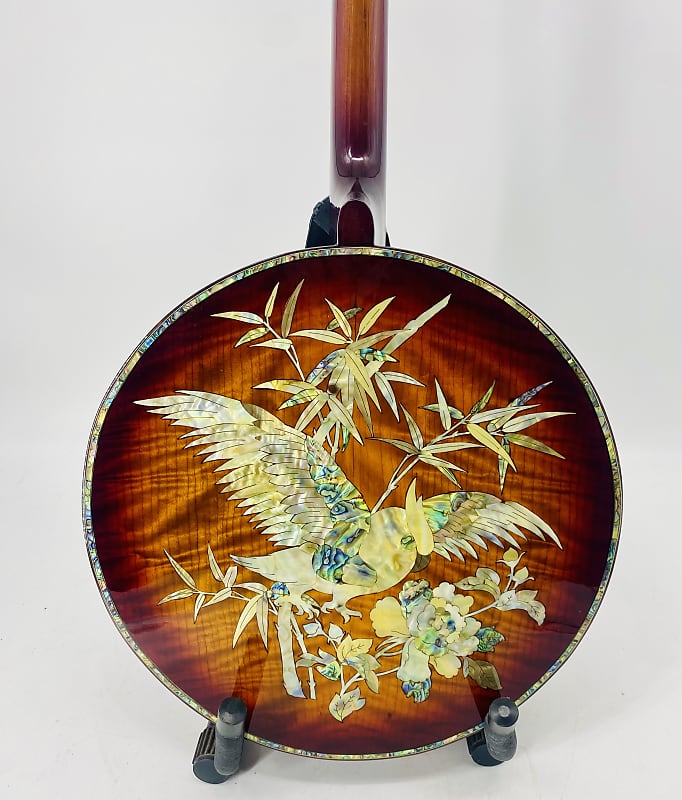 4-String Banjo With Abalone Inlay | Reverb