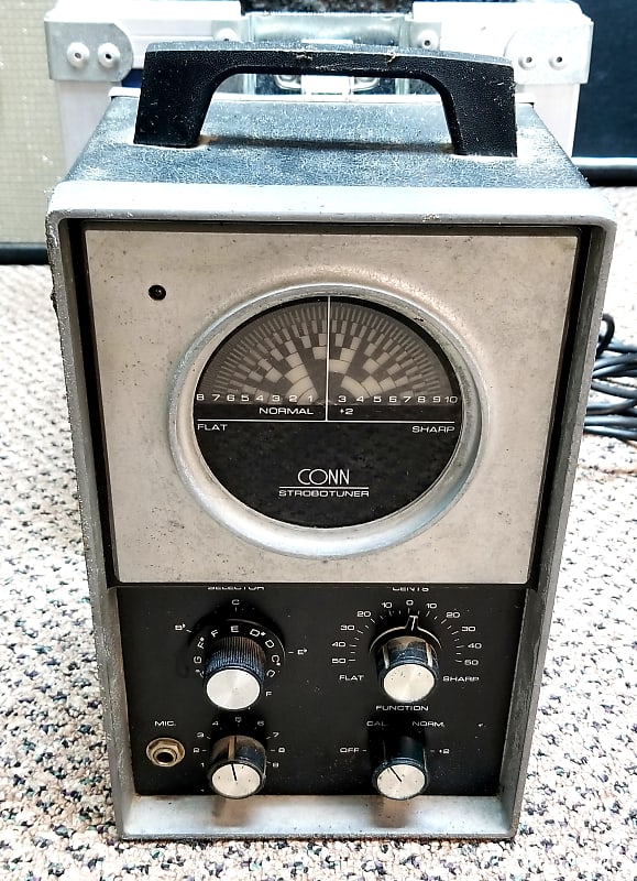 vintage Conn ST-11 Strobotuner with Anvil Flight Case, Good | Reverb