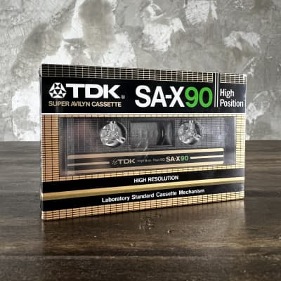 TDK SA-X 90 Cassette Tape 1982 | Reverb