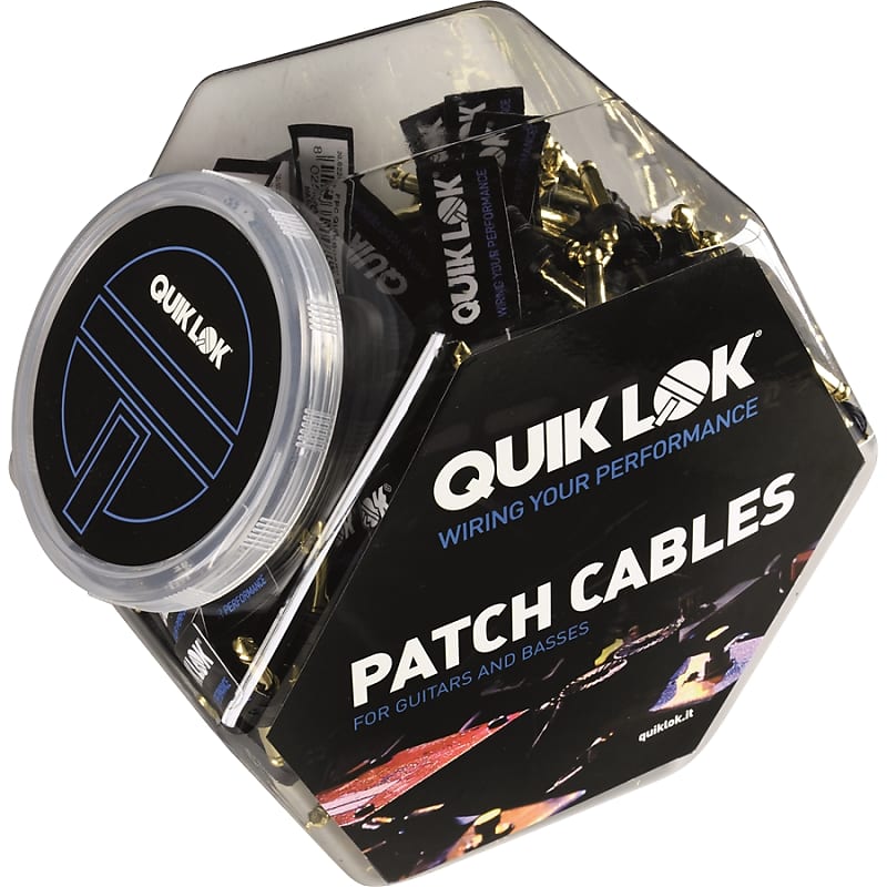 Quik Lok FPC/QUIKBOARD PACK JAR 65 Cavi Patch Flat | Reverb