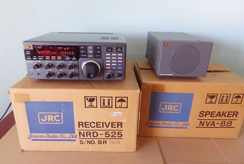 JRC shortwave radio set receiver speaker 2 antennas lot | Reverb
