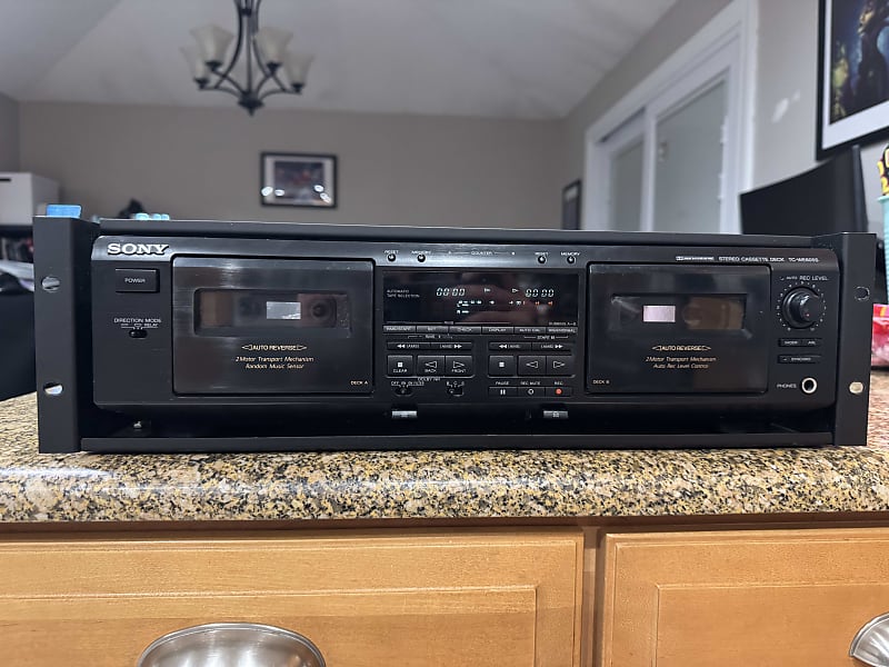 Sony TC-WE605S Dolby B C S HX-Pro Rackmount Stereo Dual | Reverb