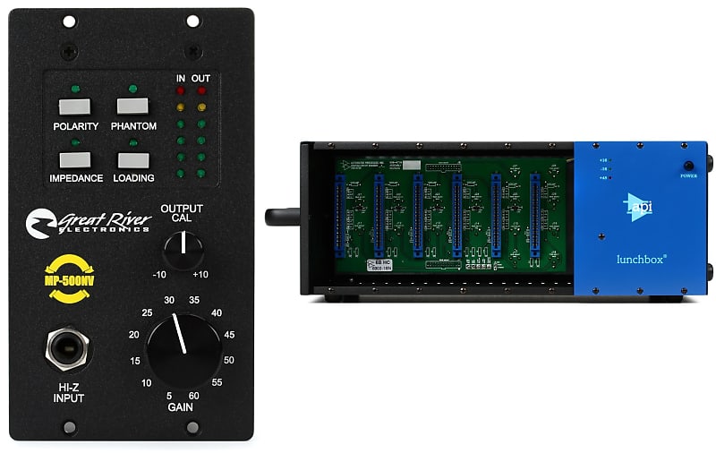 API 500-6B 6-slot 500 Series Lunchbox Bundle with Great River | Reverb