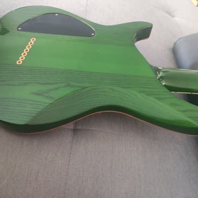 ESP Custom shop horizon 7 strings 2001 Trans green | Reverb