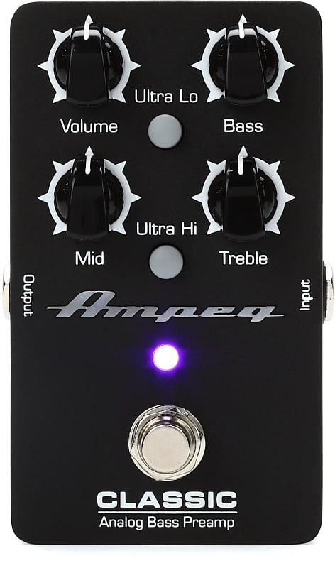 Ampeg Classic Analog Bass Preamp Pedal (3-pack) Bundle | Reverb