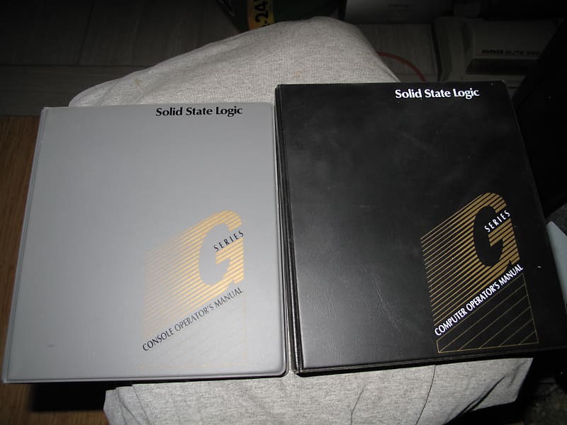 Solid State Logic G Series Manuals 1990's - Black Grey | Reverb
