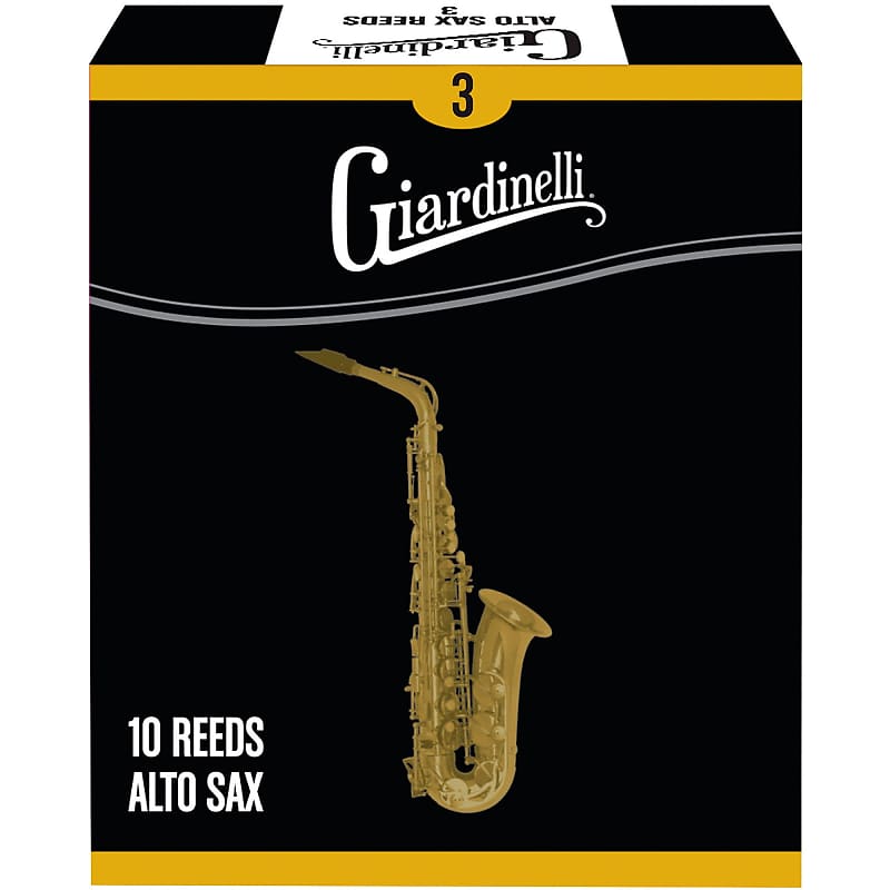 Giardinelli Alto Saxophone Reed 10-Pack Size 3 | Reverb