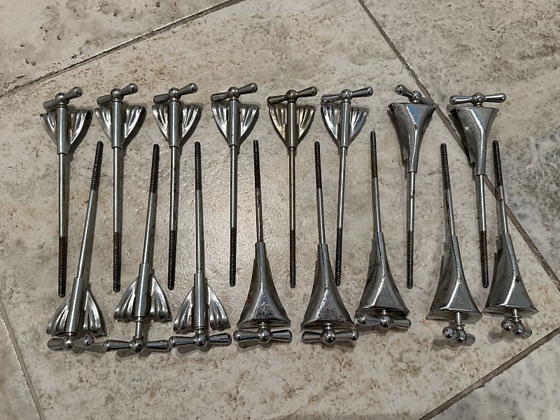 Ludwig Vintage Club Date Lot of 16 T Rods and Claws 1960s - | Reverb