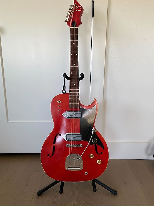 Ronin Kay Modded Guitar Speed Demon 1960s - Red | Reverb