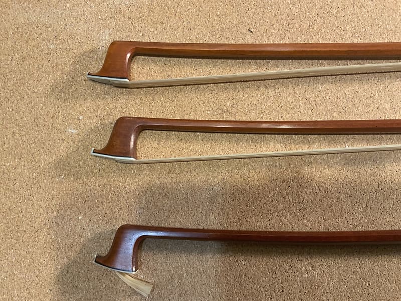 3 Pernambuco Violin bows | Reverb