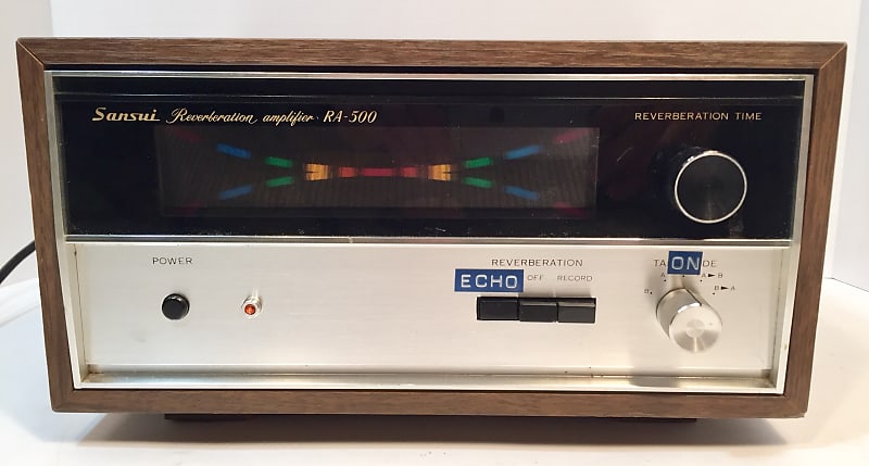 Sansui vintage spring reverb modified for music use RA500 | Reverb