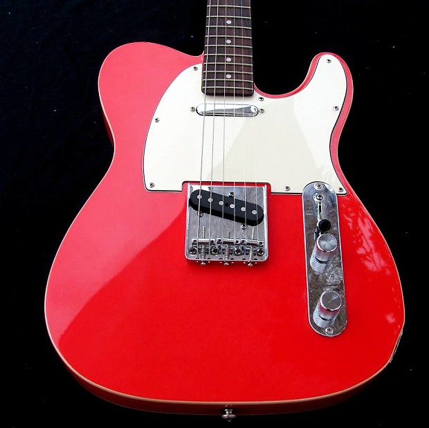 Custom `62 Telecaster Fiesta Red Double Bound / Usps Priority | Reverb