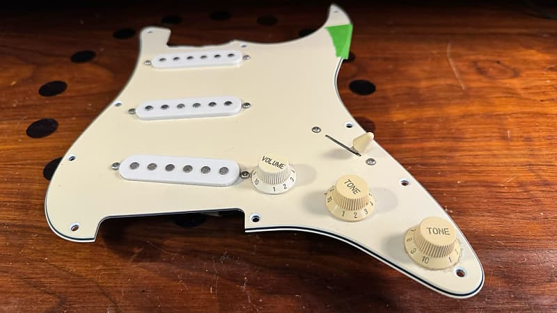 LOADED SQUIER STRAT PICKGUARD | Reverb