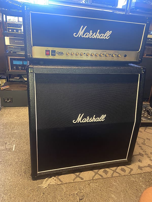 Marshall DSL 100h guitar tube amp head and mx412a | Reverb