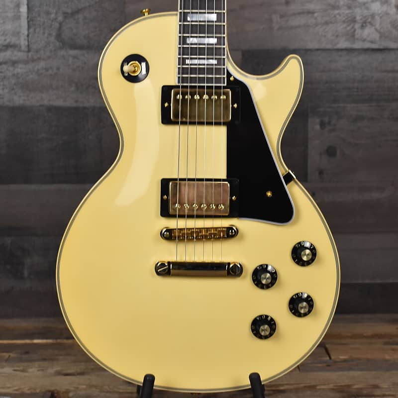Gibson M2M Les Paul Custom - Heavy Antique White VOS with | Reverb
