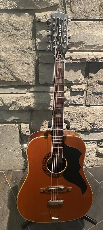 EKO Ranger XII Vintage 12 String Acoustic Guitar 1960's | Reverb