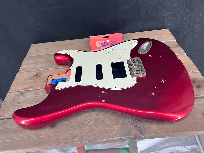 Real Life Relics Strat® Stratocaster® Body Aged Candy | Reverb UK