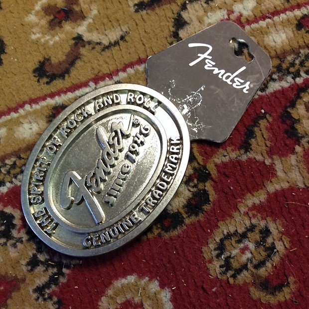Fender Spirit of Rock and Roll Belt Buckle | Reverb